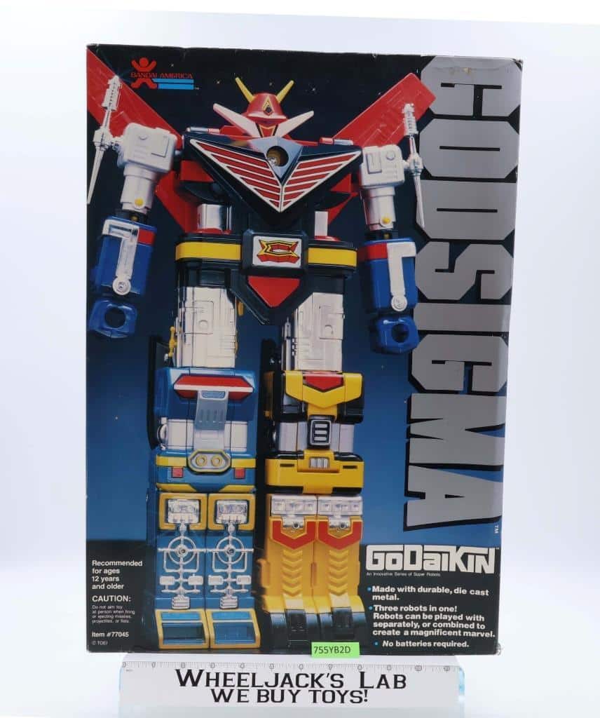Godsigma MINTY 100% Complete W/Box Godaikin 1984 Bandai Popy Chogokin ...