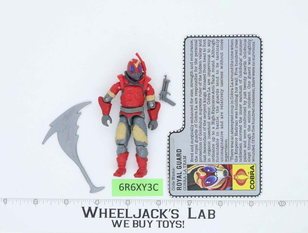 Royal Guard V1 100% Complete G.I. Joe 1987 Hasbro Vintage Action Figure ...