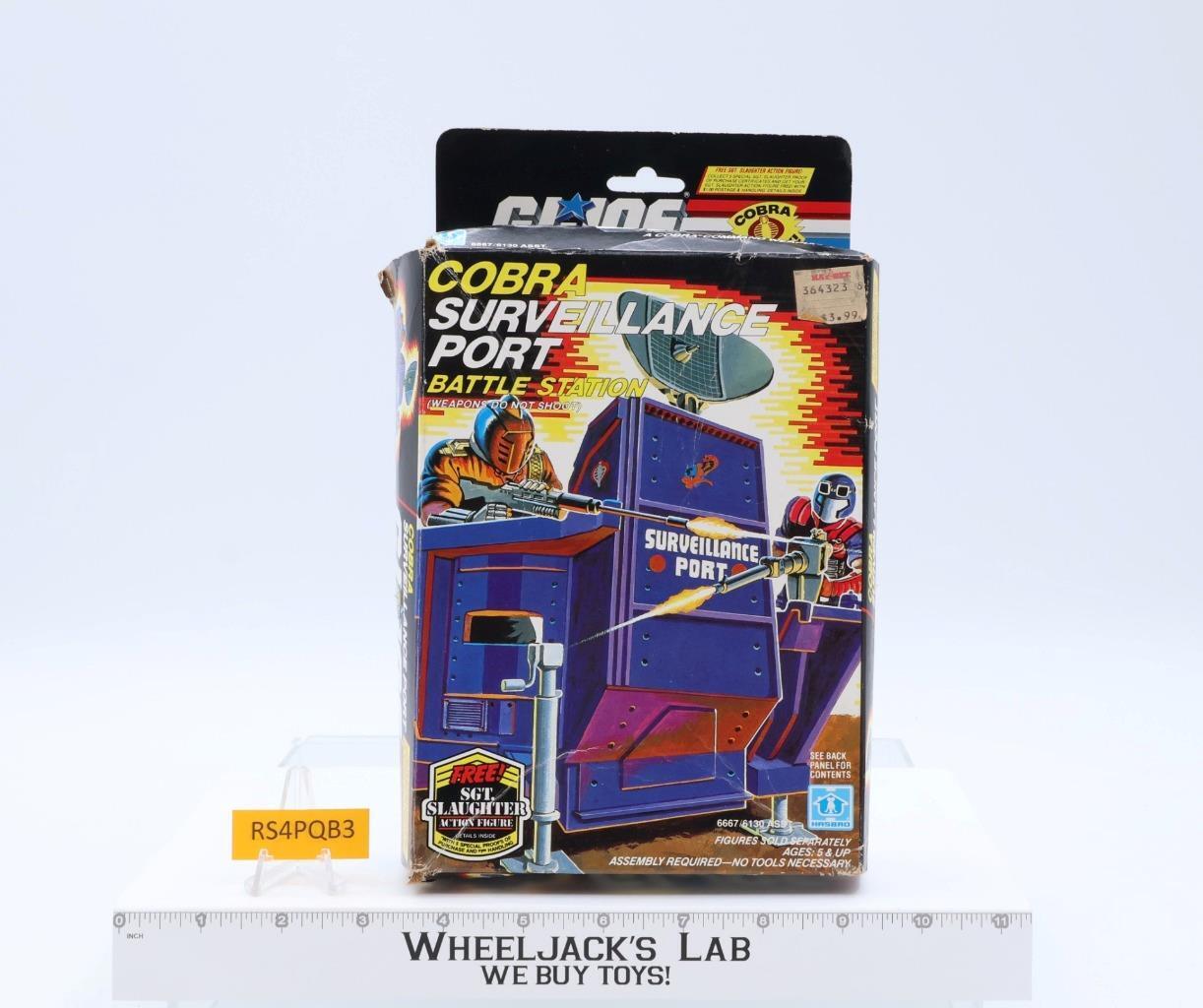 Cobra Surveillance Port 100% Complete W/Box GI Joe 1986 Hasbro Vintage ...