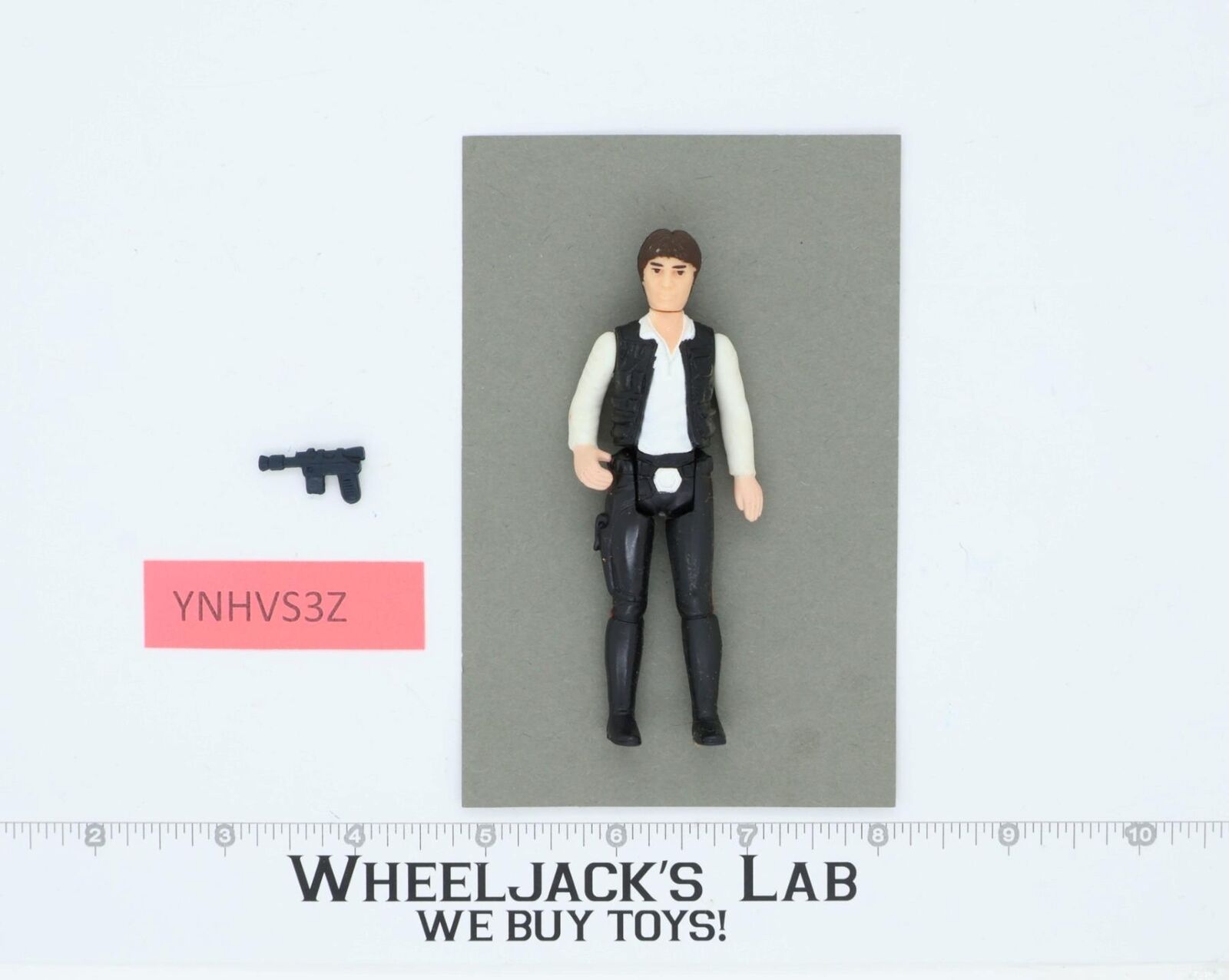 Han Solo BIG HEAD 100% Complete Star Wars 1977 Kenner Action Figure NO ...