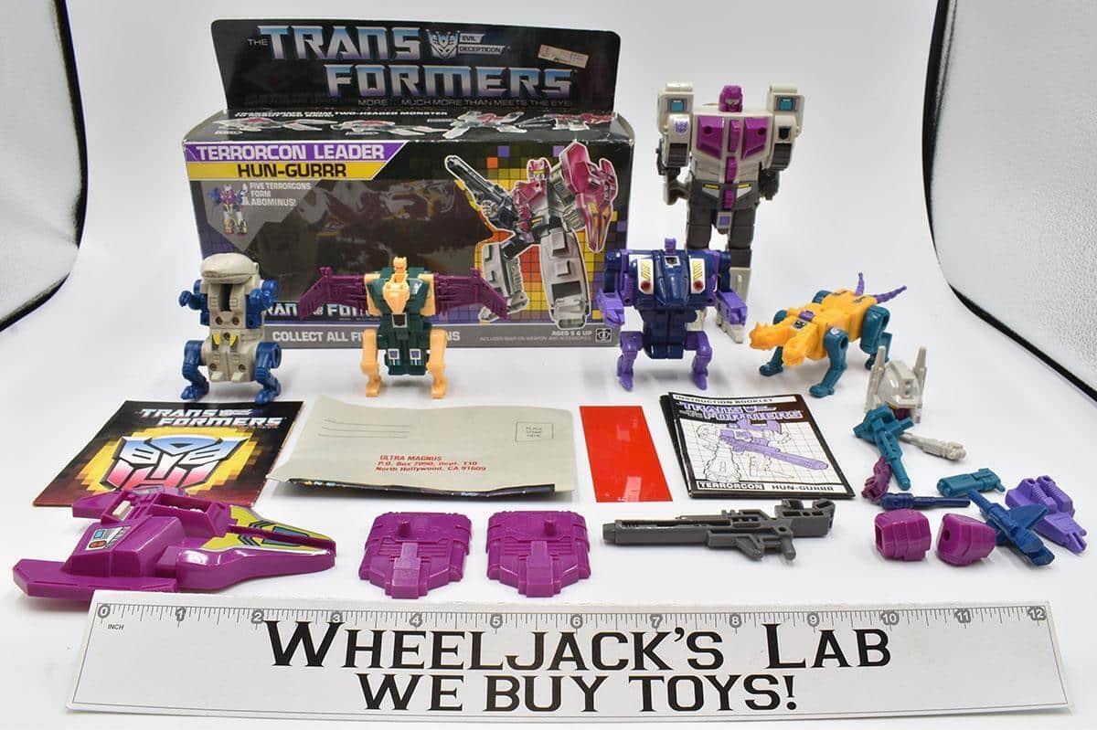 Hun-Gurrr Sinnertwin Cutthroat Blot Rippersnapper Abominus 1987 G1 ...