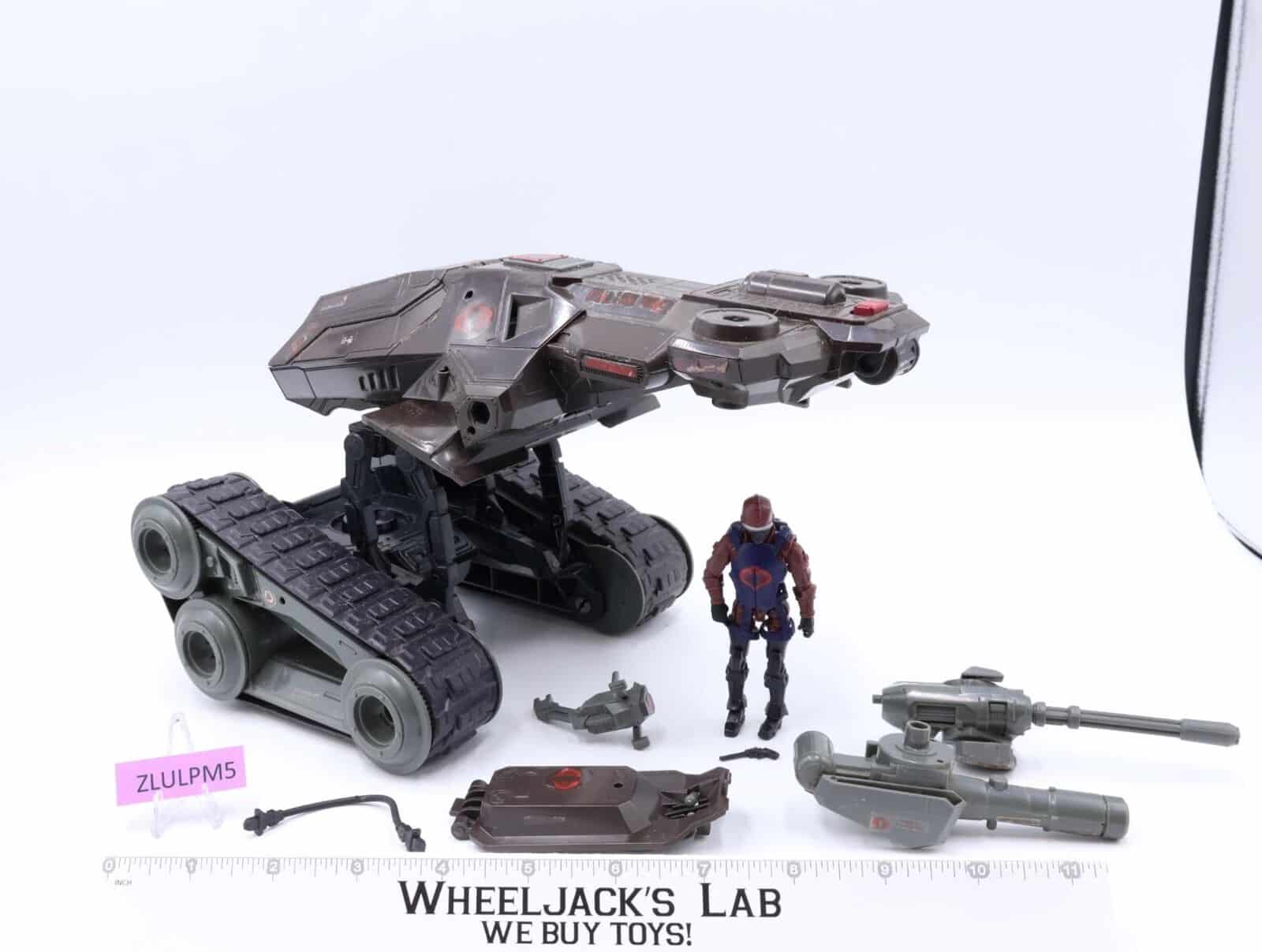 Cobra H.I.S.S. Tank W/Driver GI Joe 2010 Hasbro Action Figure Vehicle ...