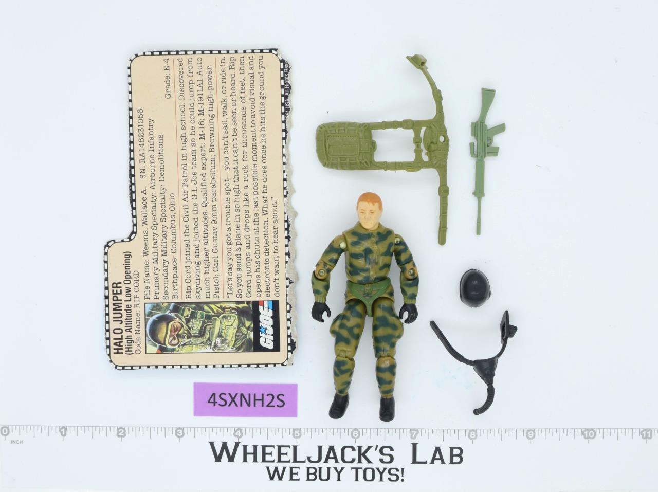 Rip Cord V1 100% Complete G.I. Joe 1984 Hasbro Vintage Action Figure ...