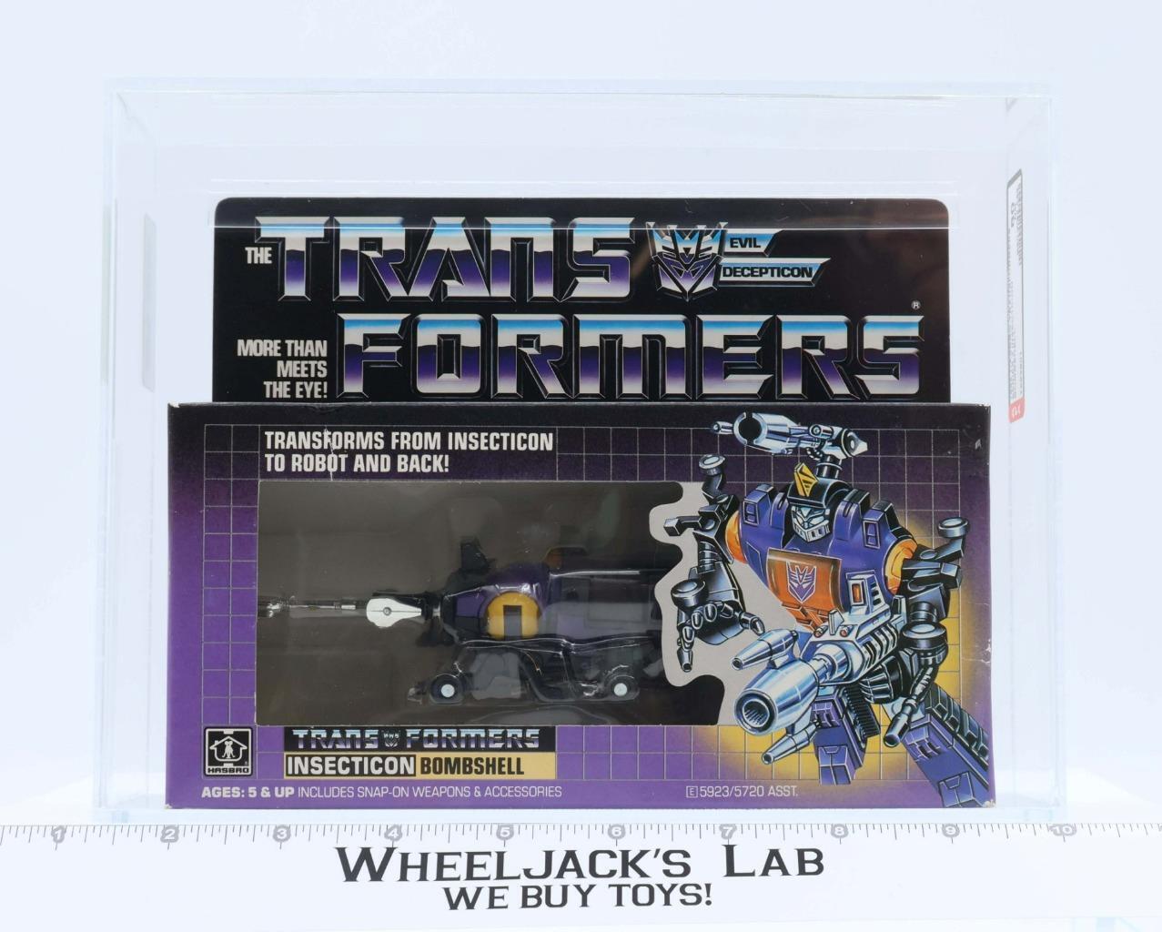 Bombshell AFA GRADED SEALED 80 80/85/95 G1 Transformers 1985 Hasbro ...