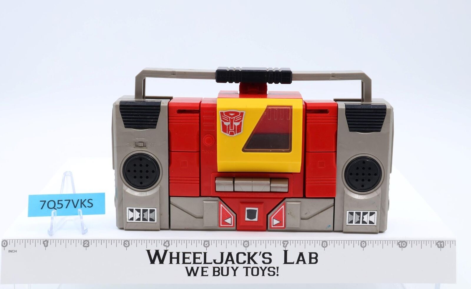 Blaster 1985 Vintage G1 Transformers Boombox Action Figure - Wheeljack ...