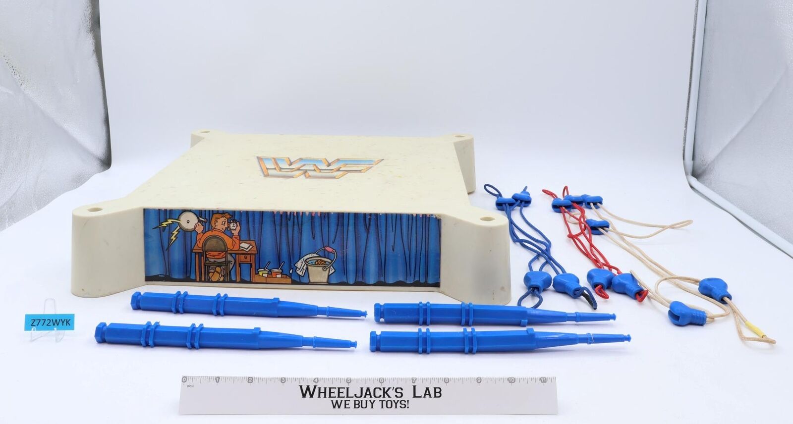 Sling EM Fling EM Wrestling Ring 100% Complete WWF LJN Wrestling ...