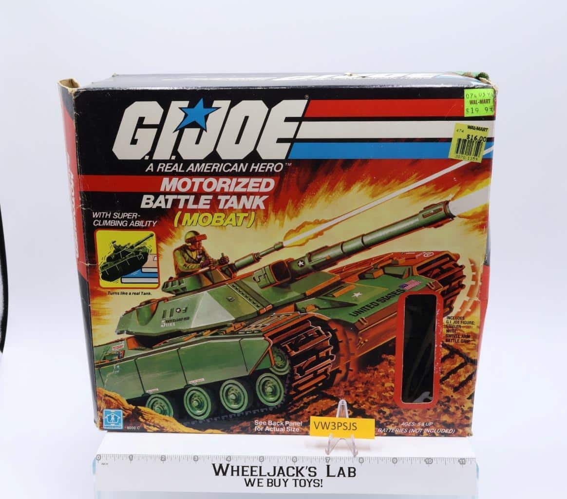 MOBAT Motorized Battle Tank W/Box GI Joe 1982 Hasbro Action Figure ...