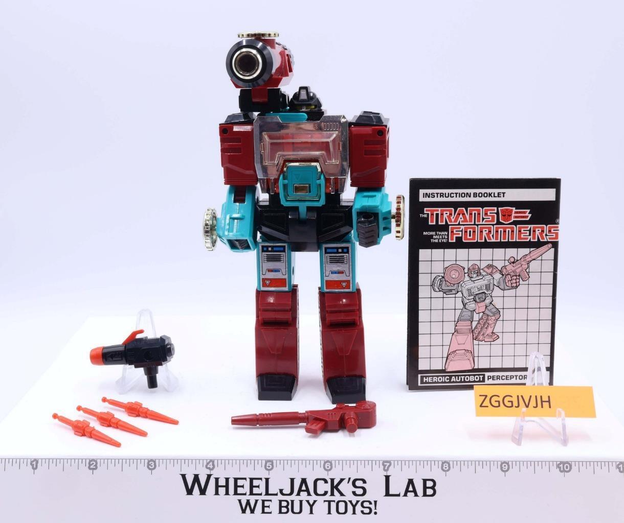 Perceptor 100% Complete 1985 Vintage G1 Transformers Microscope Figure ...
