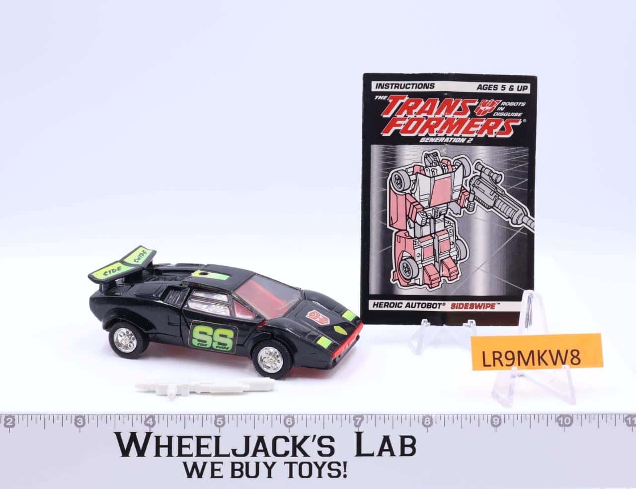 G2 Sideswipe 1993 Vintage Hasbro Transformers Action Figure - Wheeljack ...