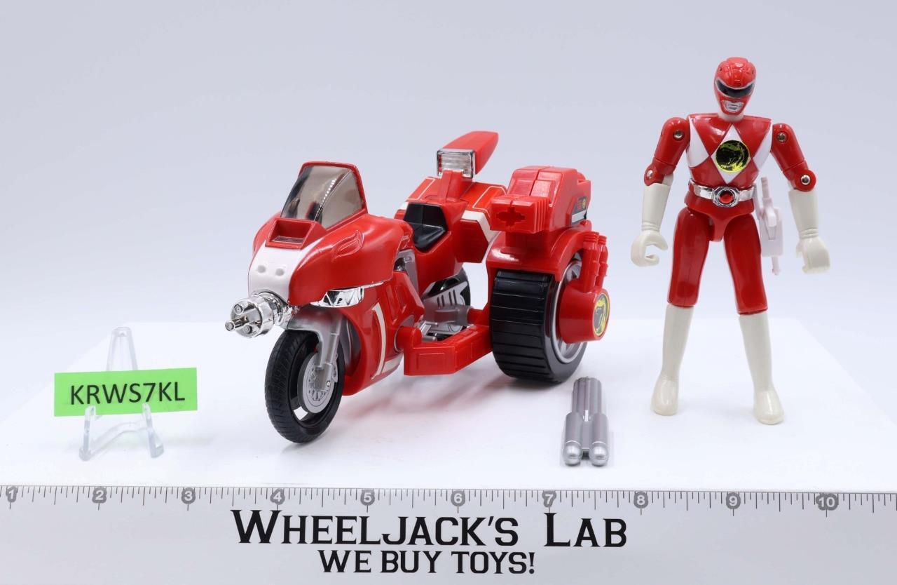 Tyrannosaurus Battle Bike W/Ranger Power Rangers 1993 Bandai Figure ...