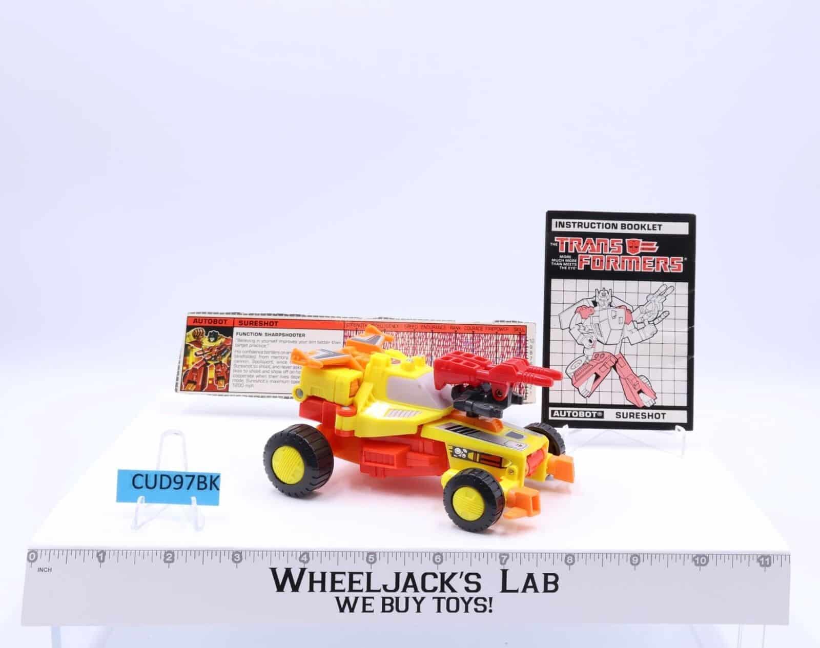 Sureshot Targetmaster 100% Complete 1987 Vintage G1 Transformers Action ...