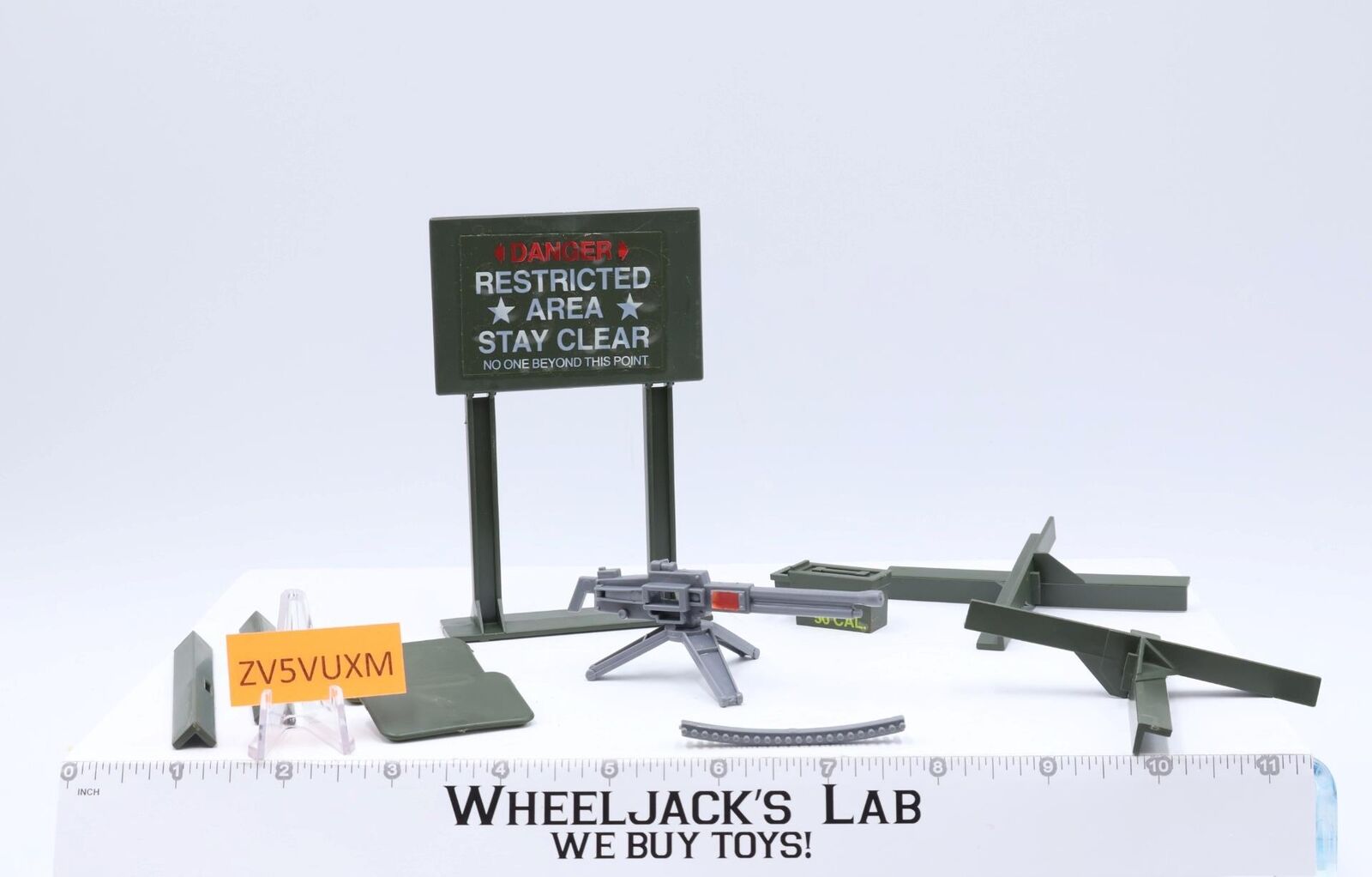 Machine Gun Defense Unit 100% Complete GI Joe 1984 Hasbro Action Figure ...