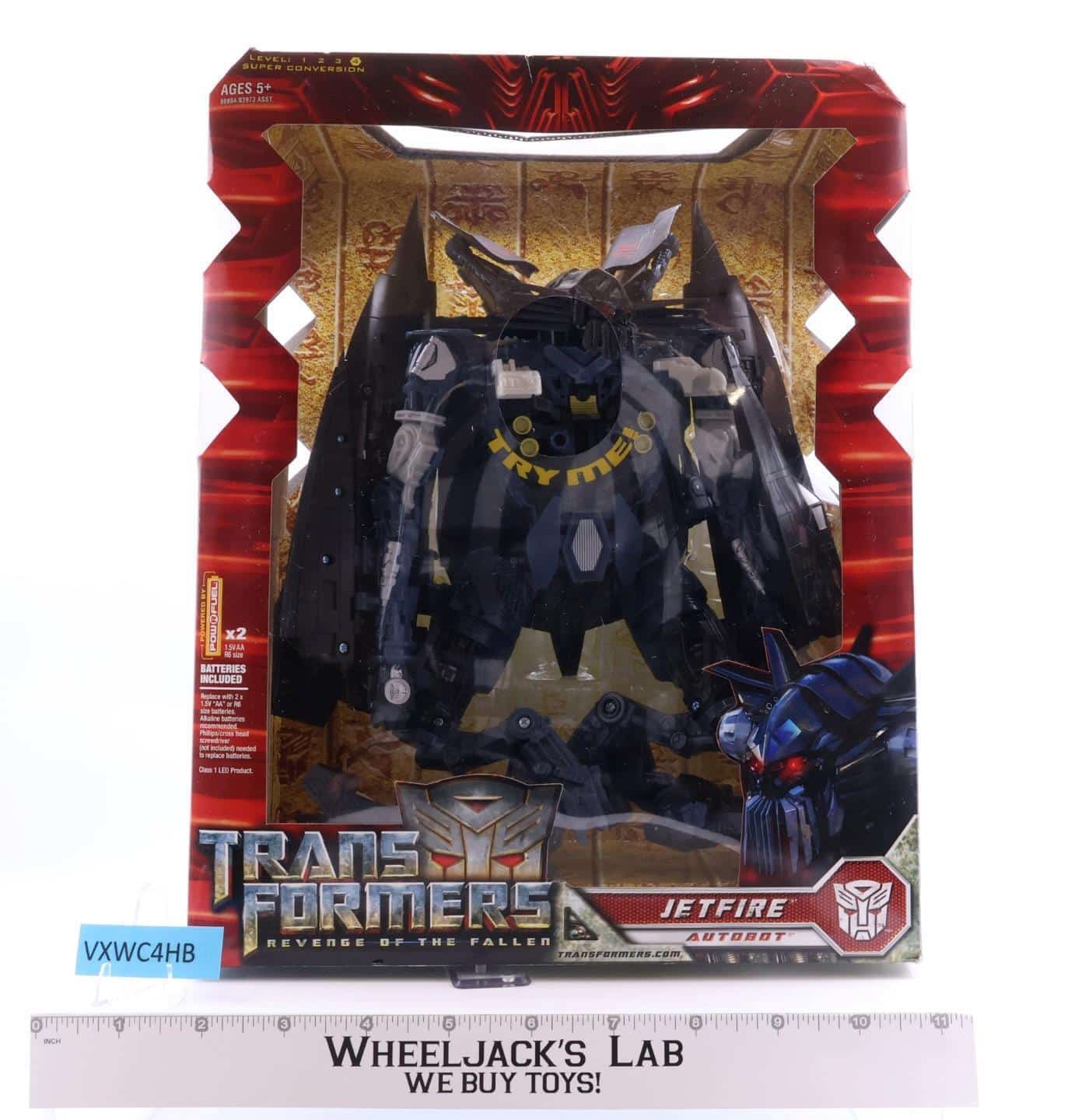 Jetfire Transformers Revenge of the Fallen 2008 Hasbro Action Figure NEW MIB - Wheeljack's Lab