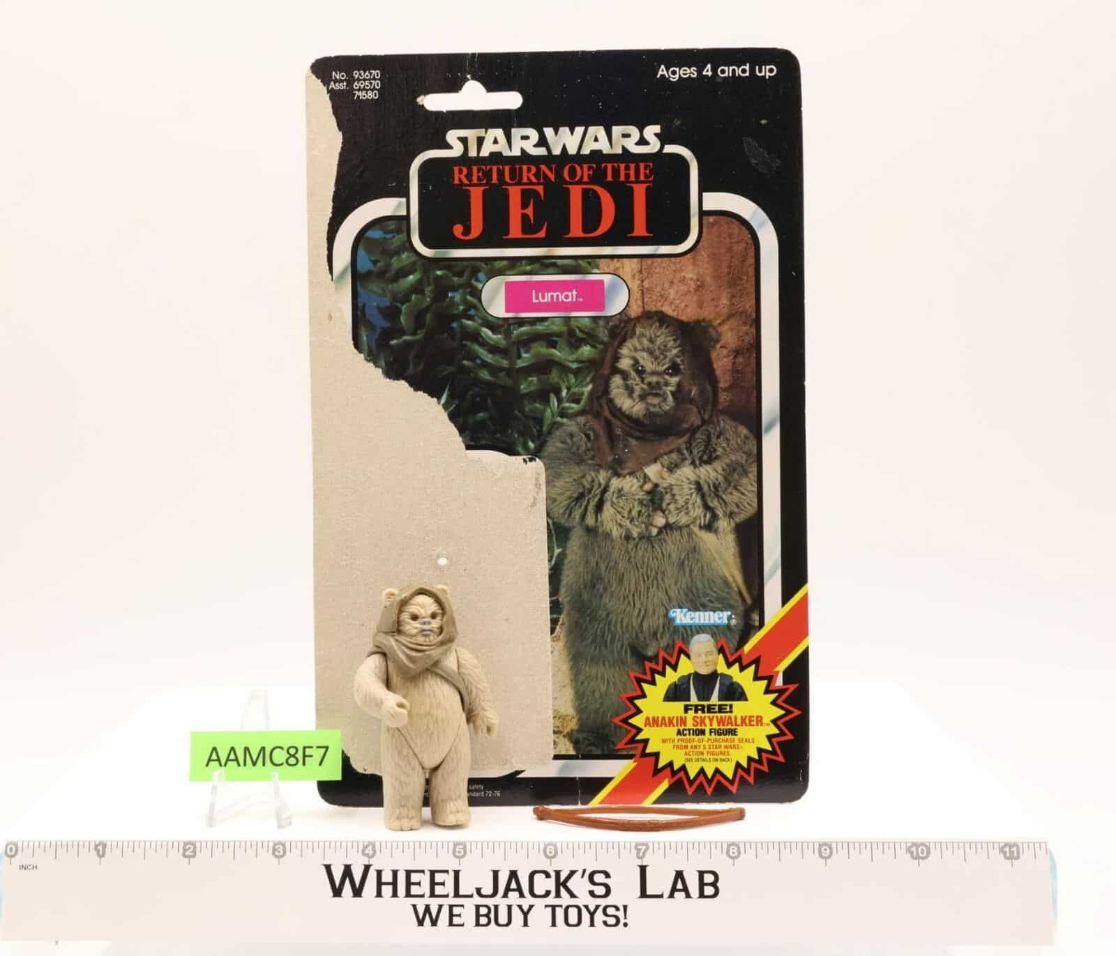 Lumat Ewok 100% Complete 79 Back-C Star Wars ROTJ 1984 Kenner Figure NO REPRO - Wheeljack's Lab