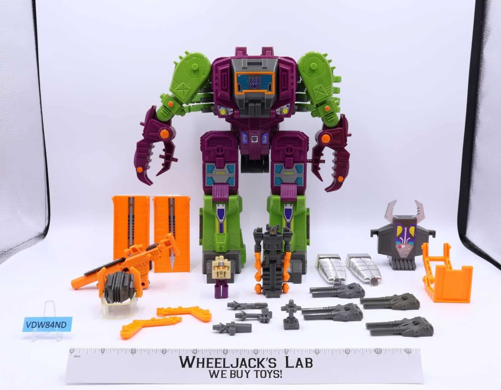 Scorponok 100% Complete Vintage 1987 G1 Transformers Hasbro Action ...