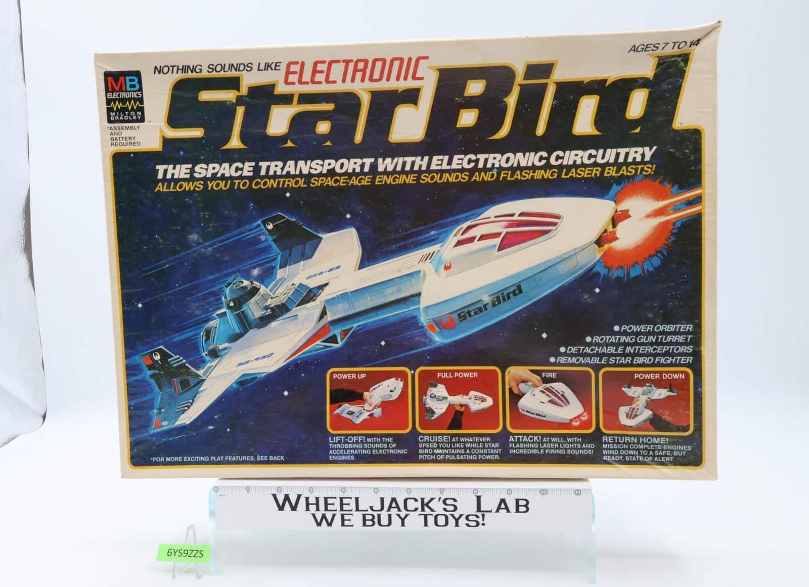Electronic Star Bird 100% Complete 1978 Milton Bradley Action Figure ...
