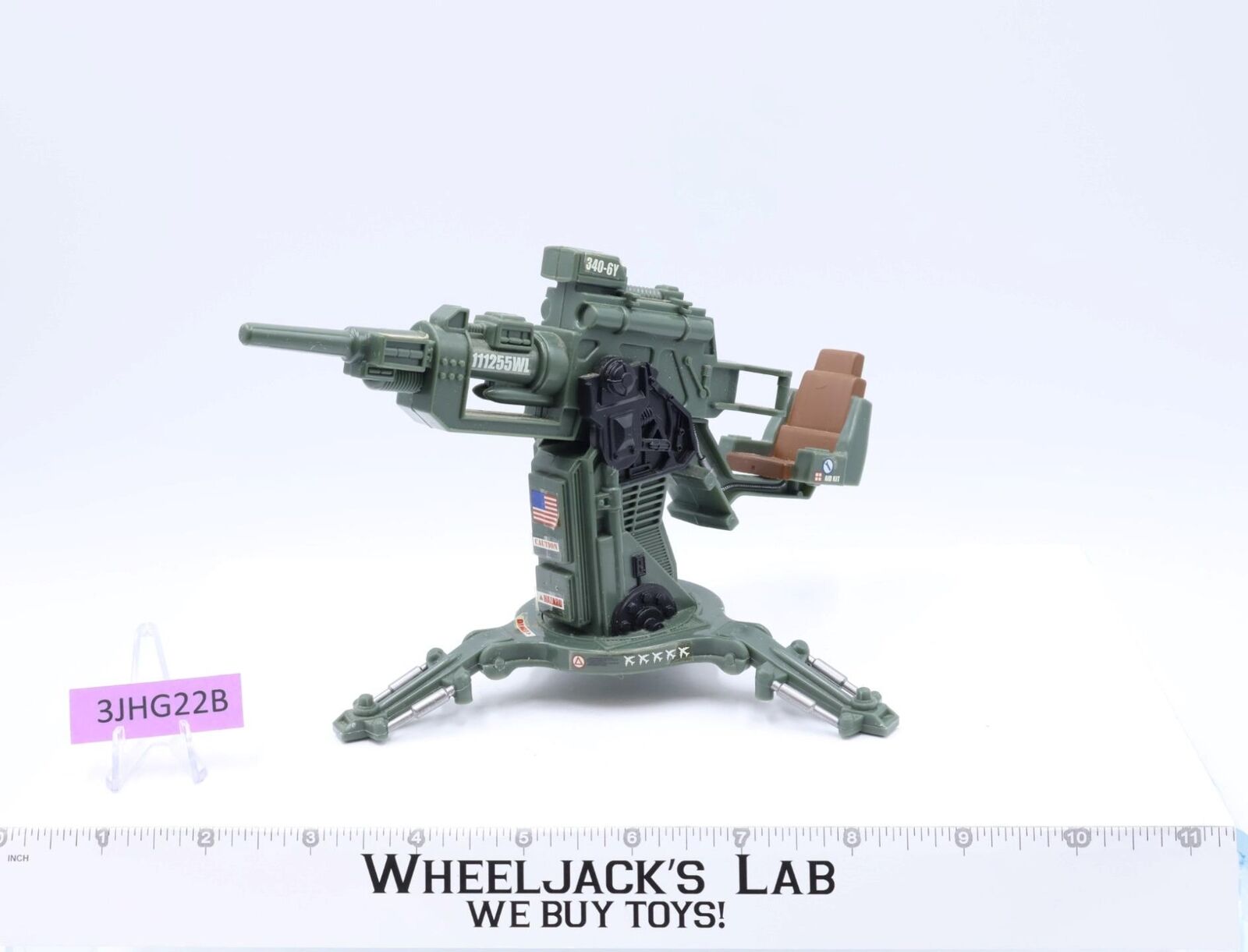 FLAK Cannon 100% Complete GI Joe 25th Anniversary 2009 Hasbro Vehicle ...