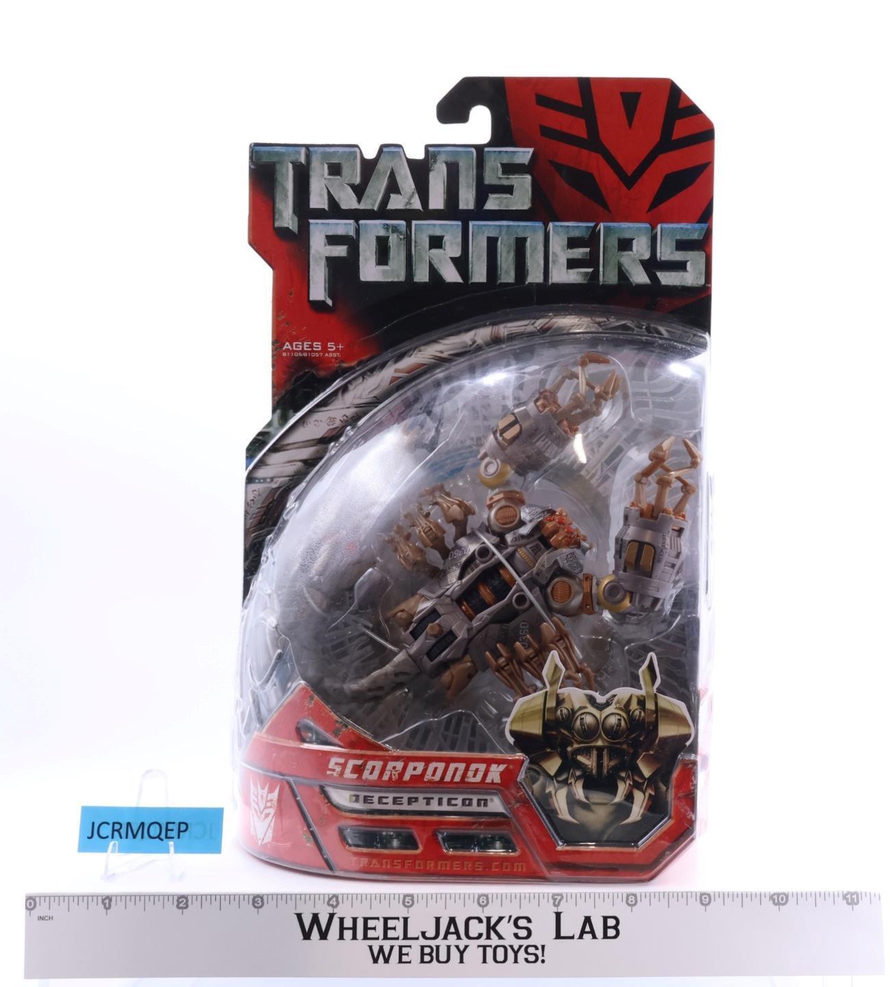 Scorponok Deluxe Class Transformers Movie 2007 Hasbro Action Figure NEW SEALED - Wheeljack's Lab