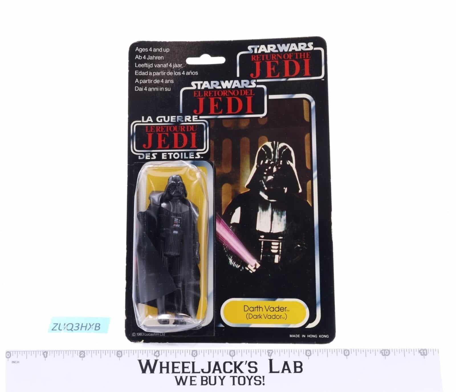 Darth Vader 70 Back Tri-Logo Star Wars ROTJ 1983 Palitoy NEW MOSC ...