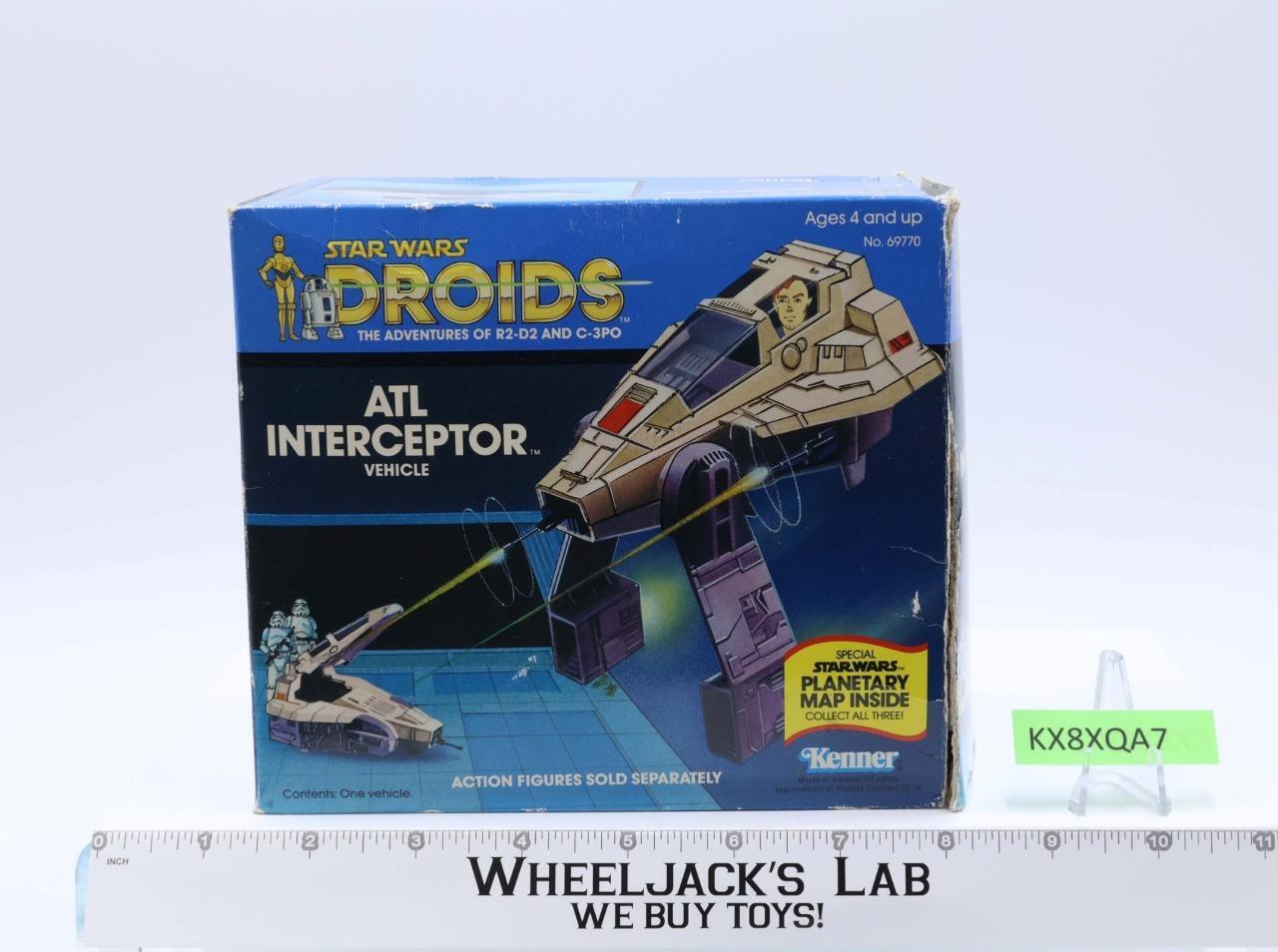 ATL Interceptor Star Wars Droids 1985 Kenner Action Figure Vehicle - Wheeljack's Lab