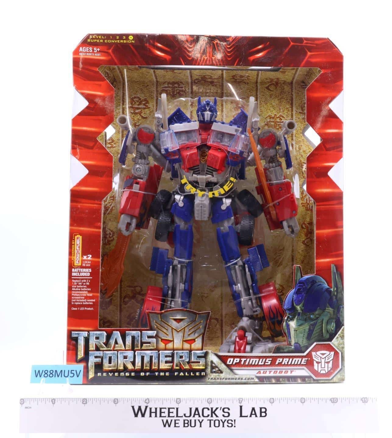 Optimus Prime Transformers Revenge of the Fallen 2008 Hasbro Figure NEW SEALED - Wheeljack's Lab