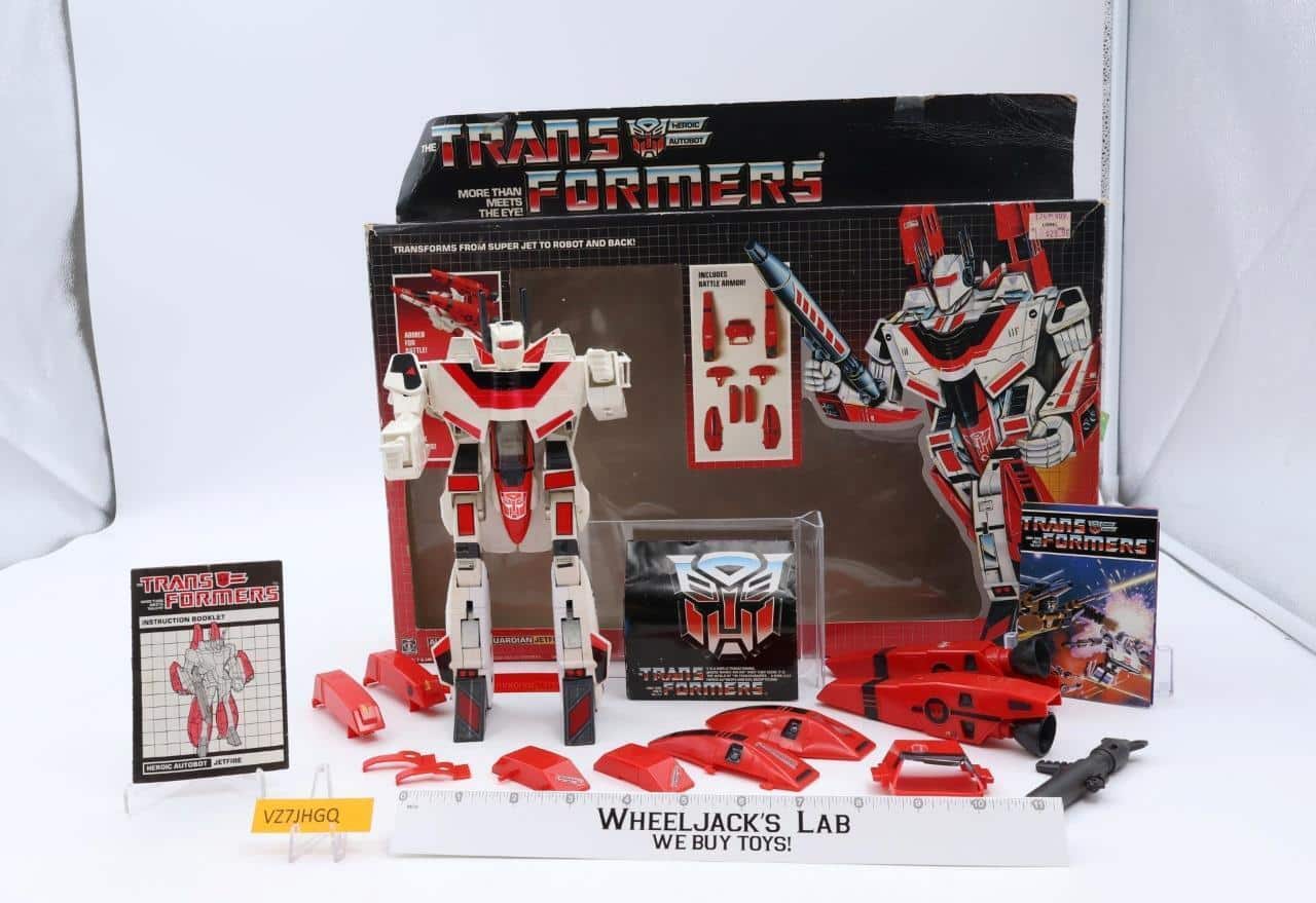 Jetfire W/ Box 1985 G1 Transformers Vintage Hasbro Action Figure ...