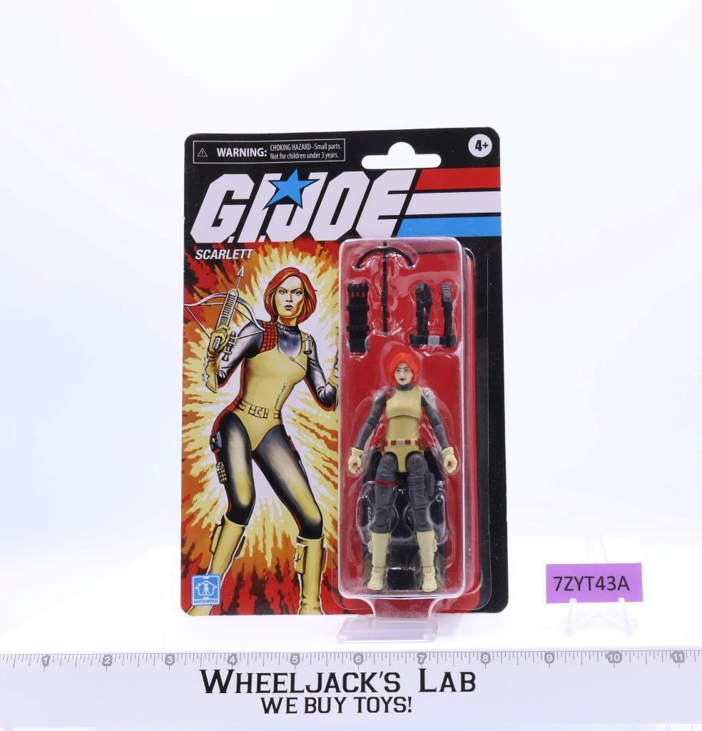 Scarlett GI Joe Retro Collection 2020 Hasbro Action Figure NEW MOSC ...