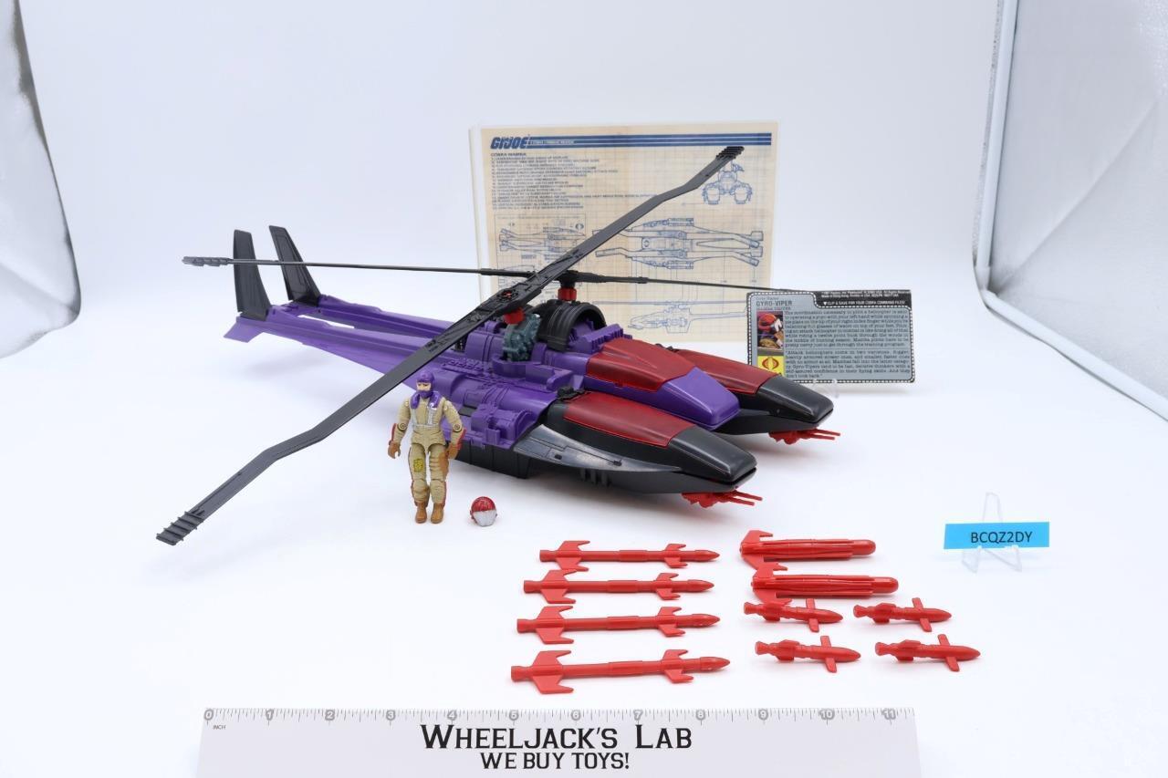 Cobra Mamba W/ Gyro Viper 100% Complete GI Joe 1987 Hasbro Action ...
