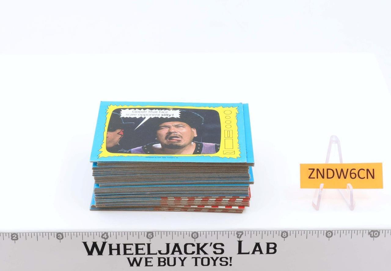WWF Wrestling 1987 Topps Complete Set of 75 Trading Cards - Wheeljack's Lab