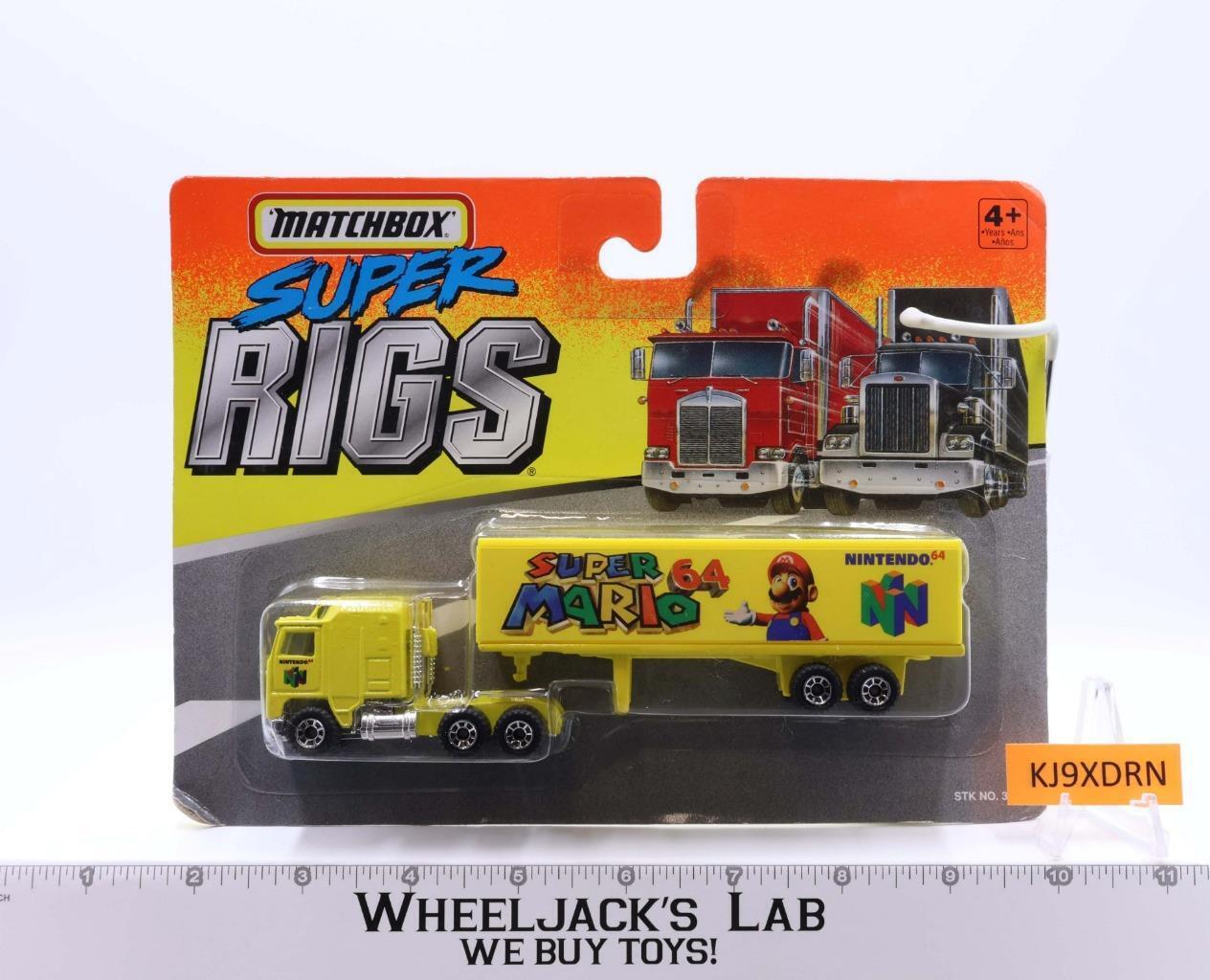 Super Mario Nintendo 64 N64 Matchbox Super Rigs Die Cast 1997 MOSC NEW ...