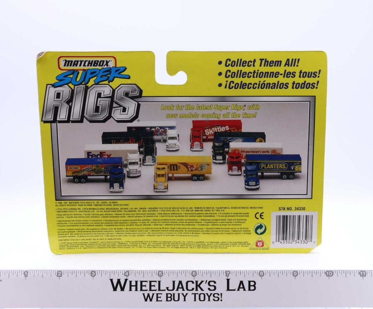 Super Mario Nintendo 64 N64 Matchbox Super Rigs Die Cast 1997 MOSC NEW ...