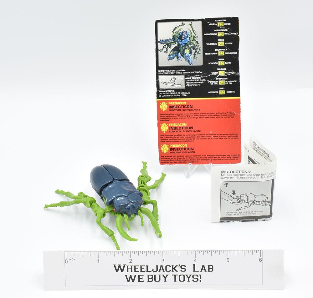 Insecticon 1996 Basic Beast Wars Transformers Hasbro Action Figure ...