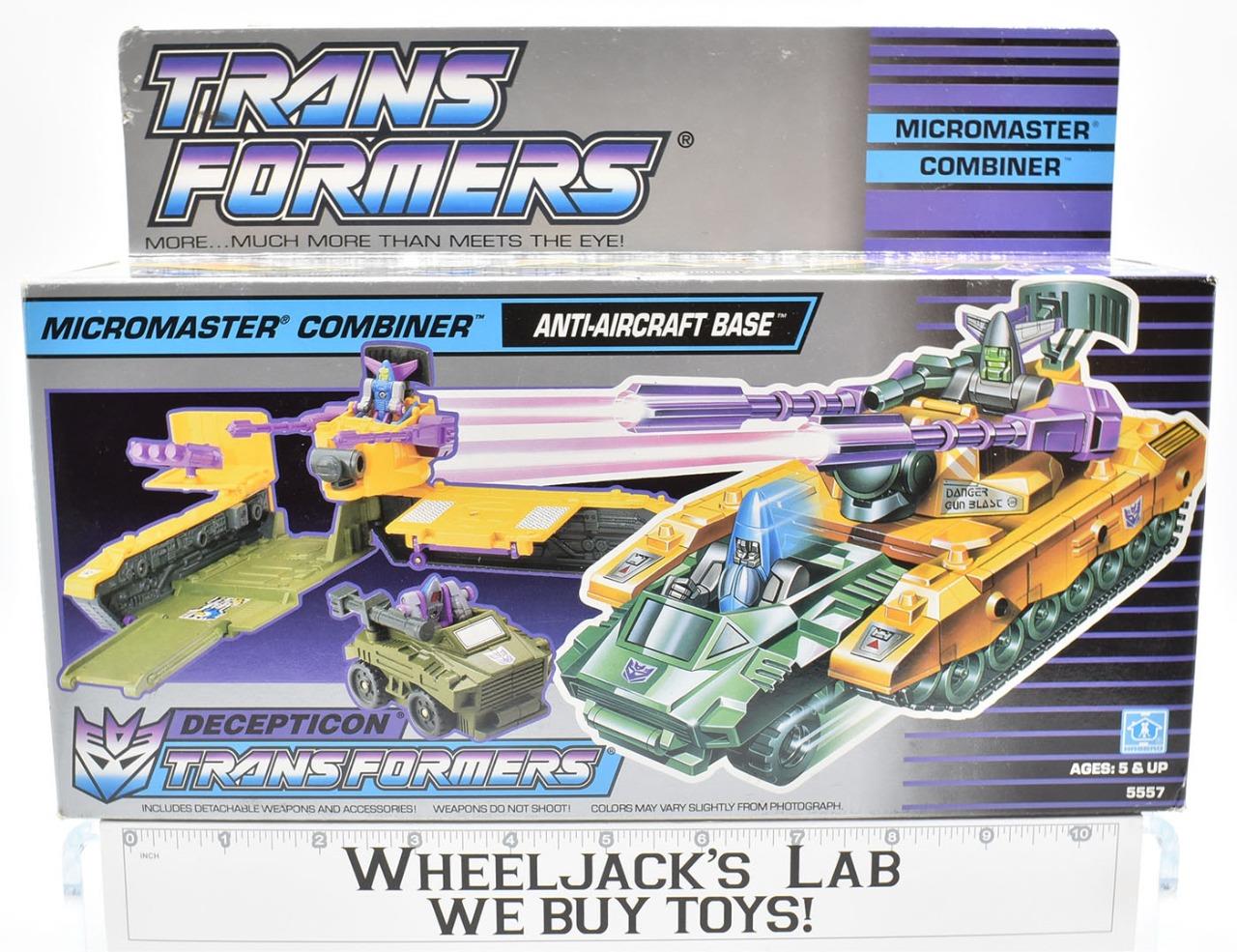 Anti-Aircraft Base Micromaster MIB 100% Complete E 1989 Vintage G1 ...