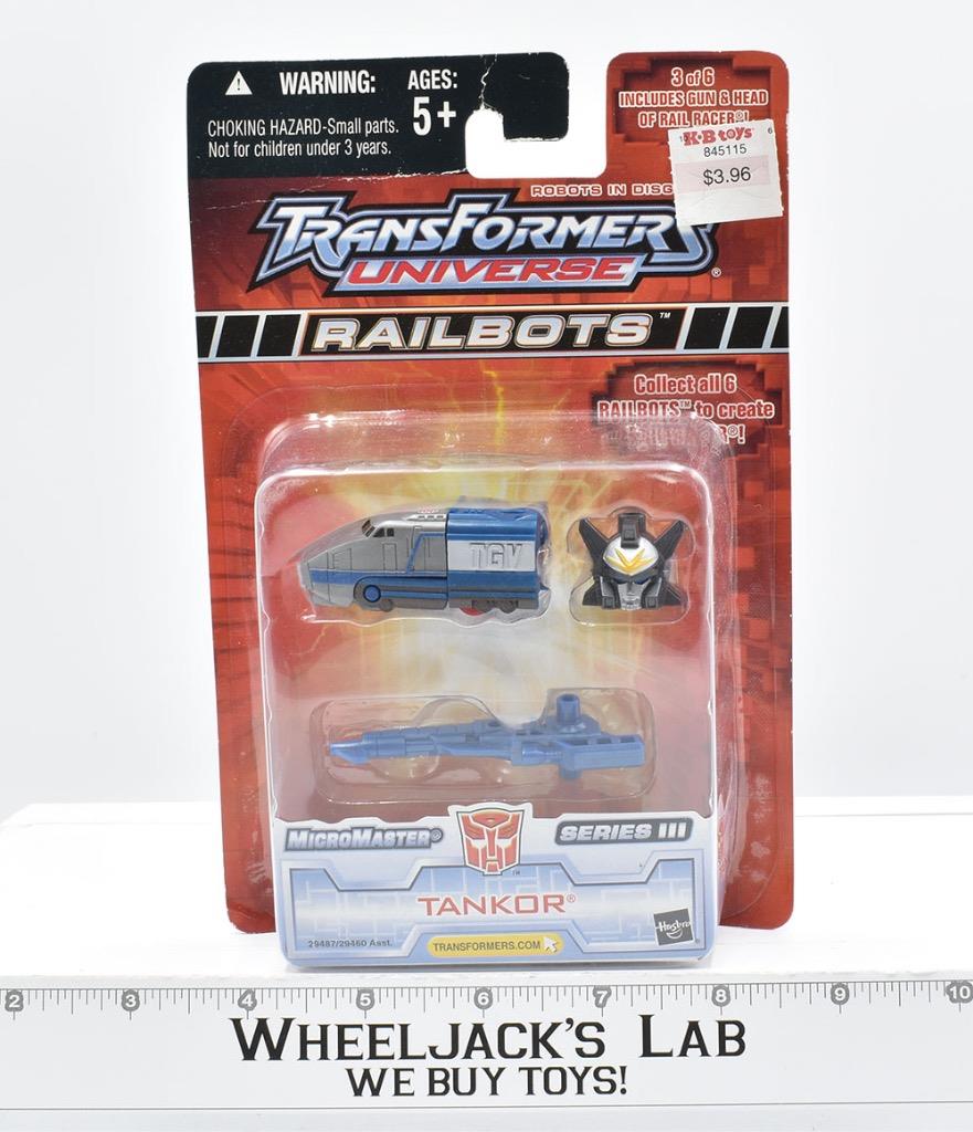 Tankor Micromaster Universe Railbots RID 2004 MOSC Transformers Hasbro ...
