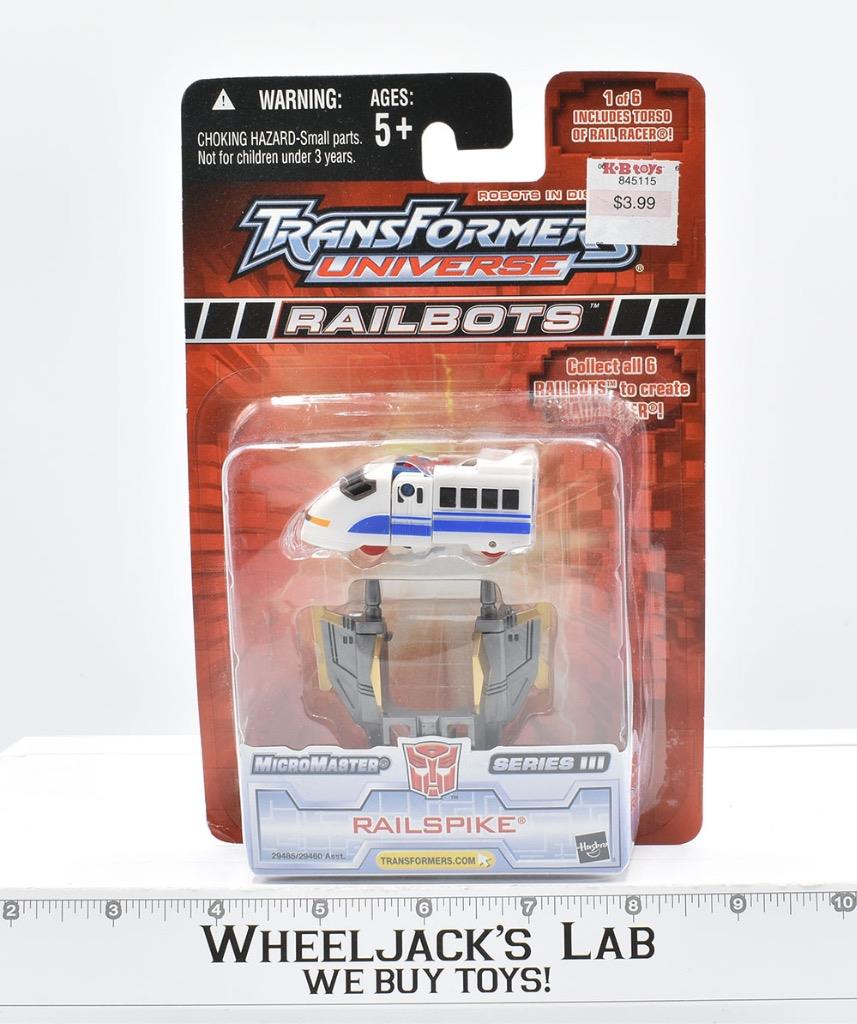 Railspike Micromaster Universe Railbots RID 2004 MOSC Transformers ...