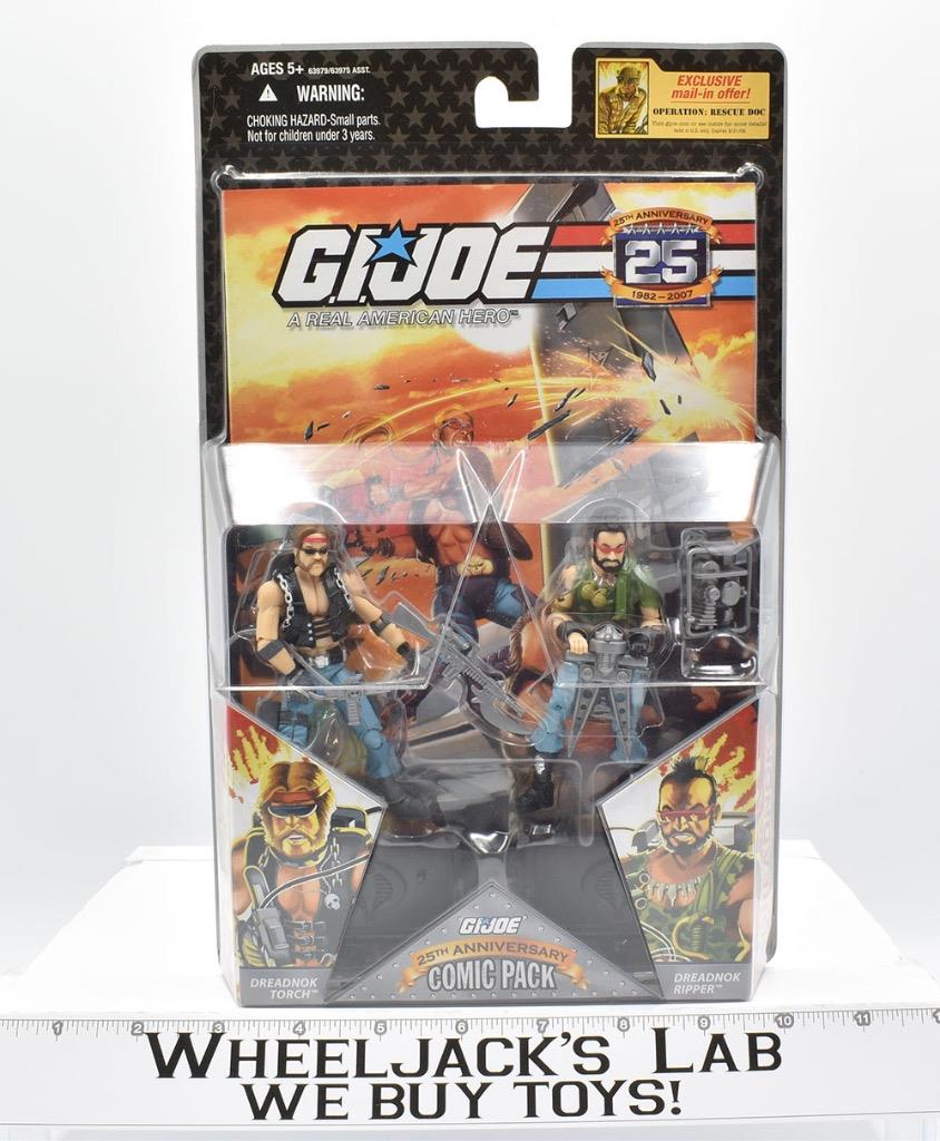 Dreadnok Torch & Ripper NEW FROM CASE Comic 2 Pack GI Joe 25th ...