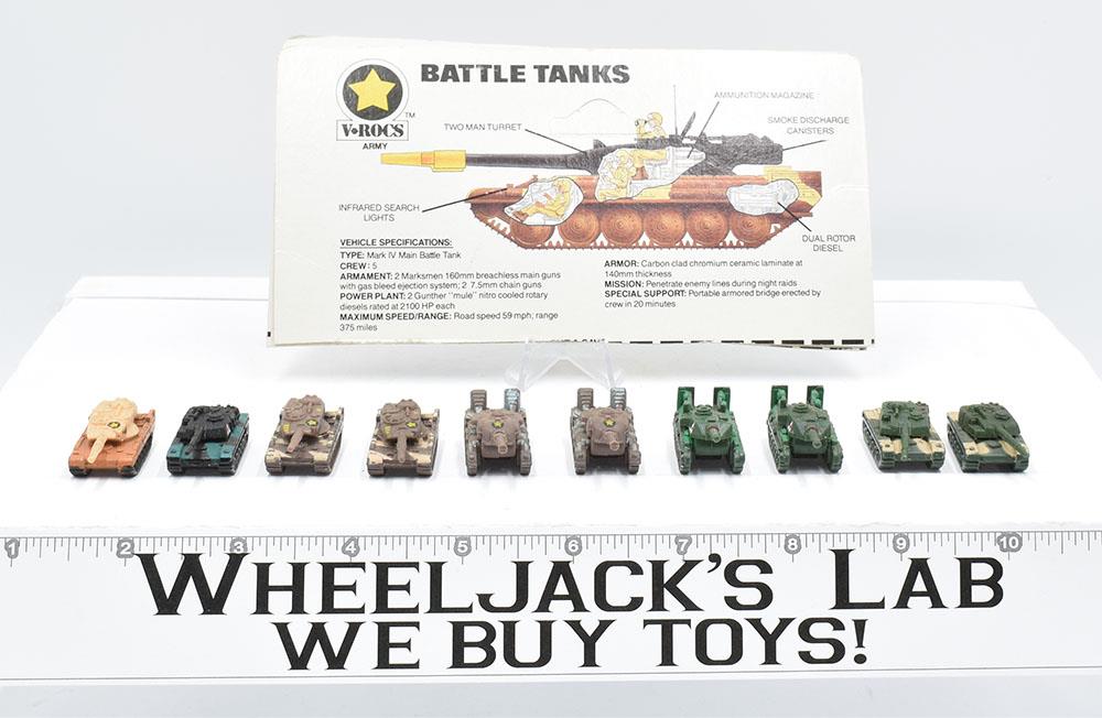 Battle Tanks Lot Diecast Military Vehicles Mega Force Kenner 1989 ...