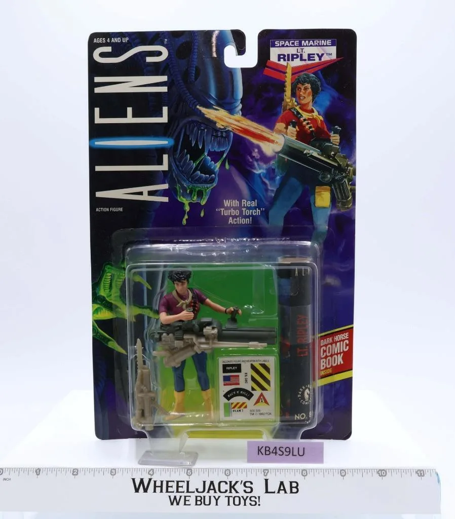 Space Marine LT. Ripley Aliens 1992 Kenner Action Figure NEW MOSC ...