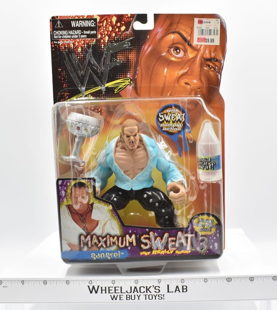 Gangrel Maximum Sweat Series 3 Jakks Pacific WWF 1999 Sealed Action ...