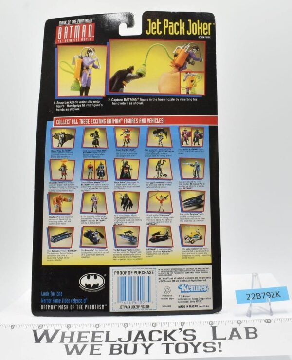 Jet Pack Joker MOSC NEW Batman The Animated Movie Kenner 1993 Action ...