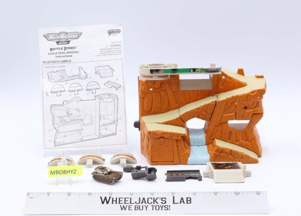 Eagle Peak Arsenal Complete Micro Machines Battle Zones 1999 Galoob ...