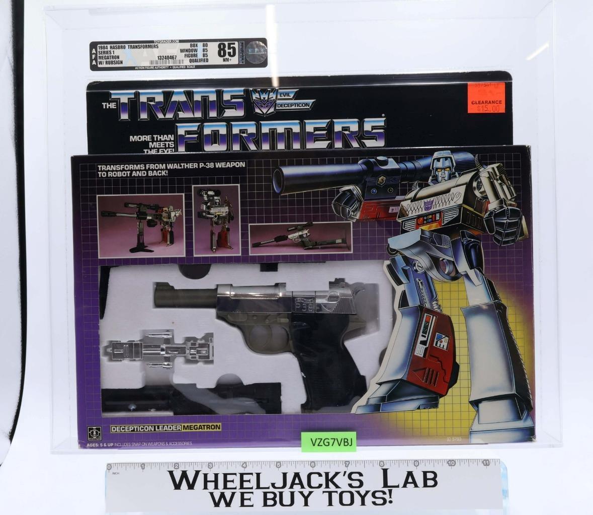 Megatron AFA 85 ARCHIVAL 1984 Vintage G1 Transformers Hasbro Action ...