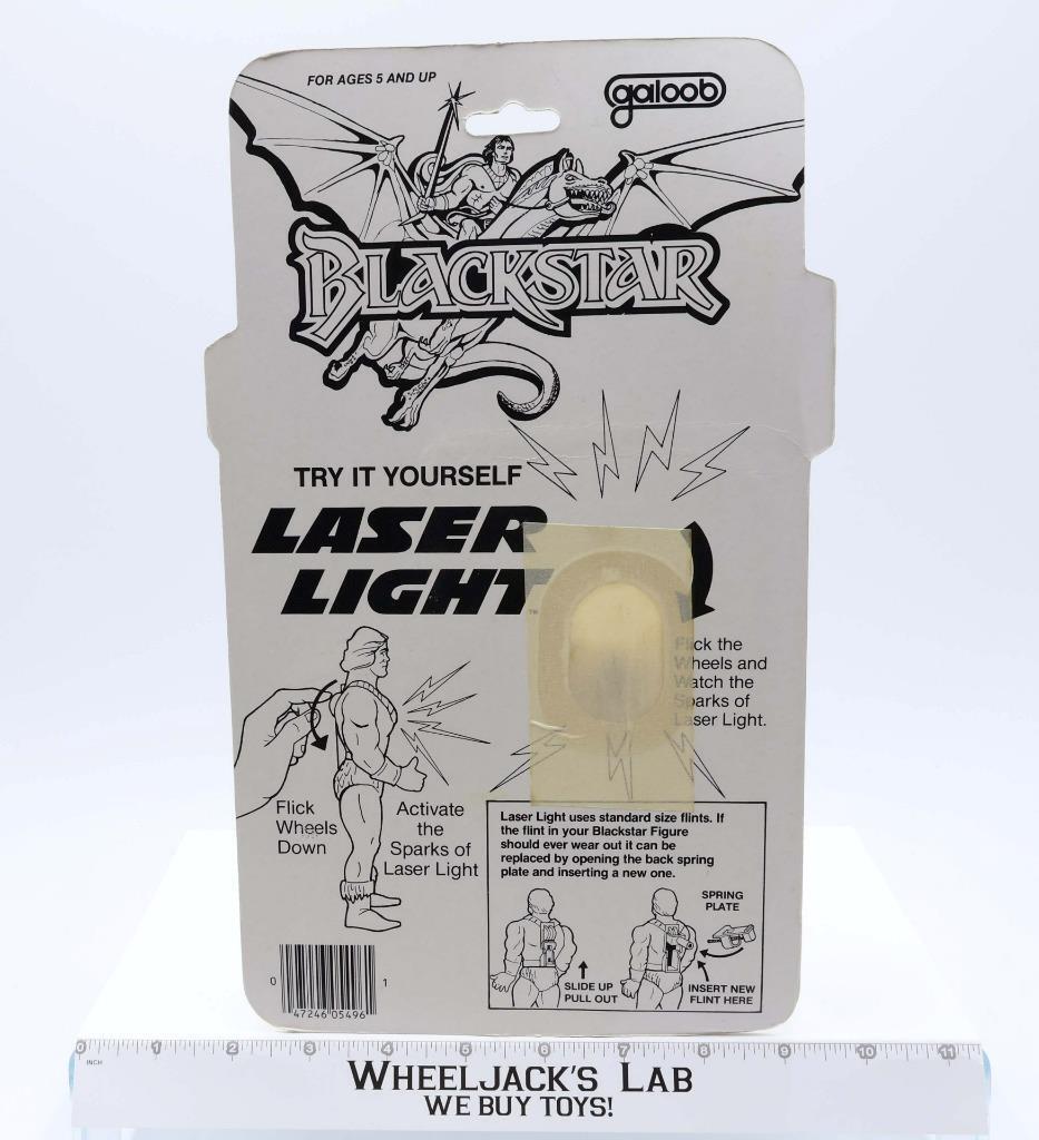 Tongo Laser Light Blackstar 1983 Galoob Vintage Action Figure NEW MOSC ...