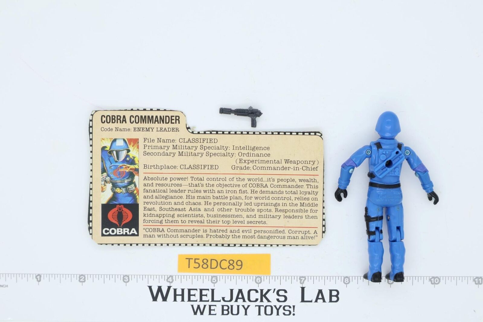 Cobra Commander V1.5 100% Complete 1983 G.I. Joe Vintage Hasbro Action ...