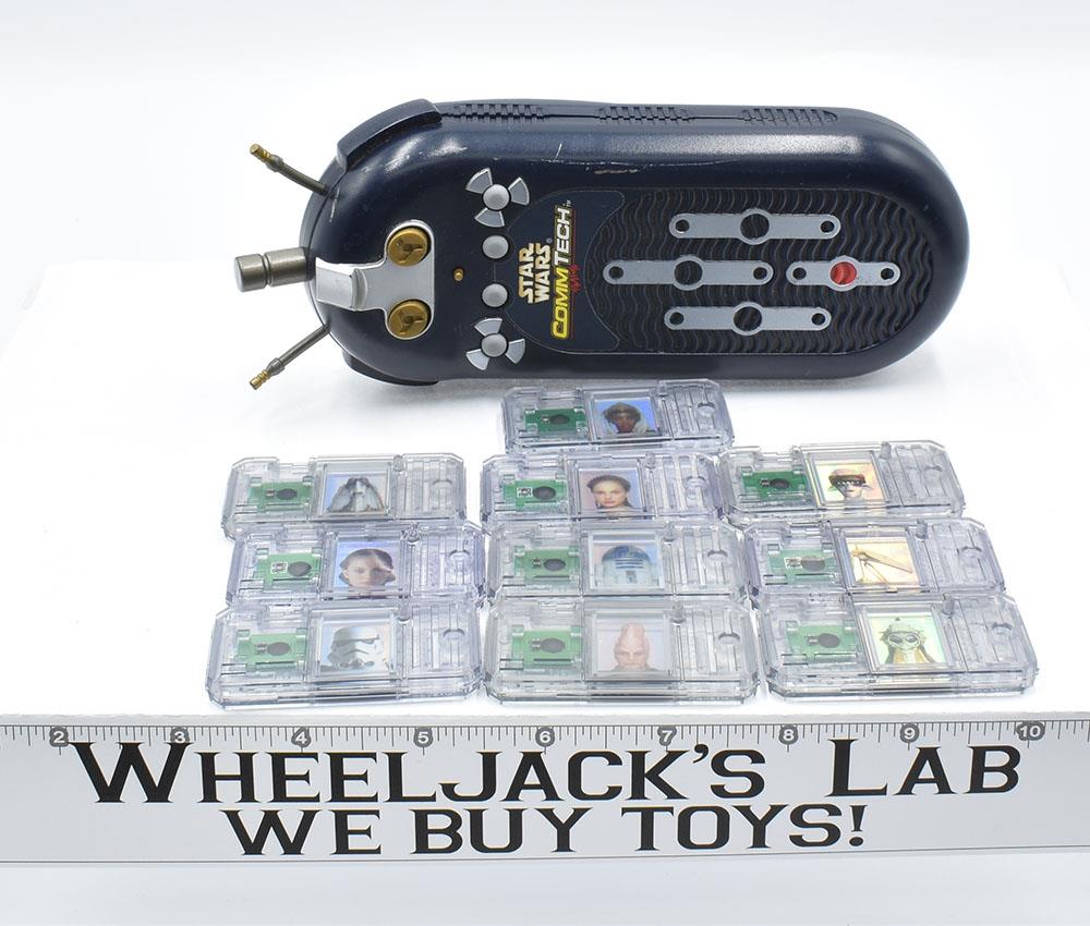 Star Wars Electronic CommTech Reader With 10 Chips (1998, Hasbro) Lot ...