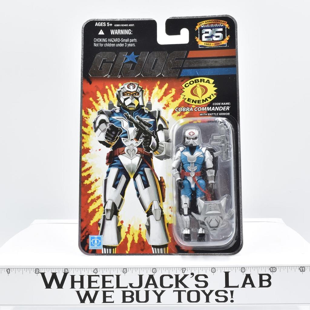 Cobra Commander Battle Armor NEW FROM CASE GI Joe 25th Anniversary 2008 ...