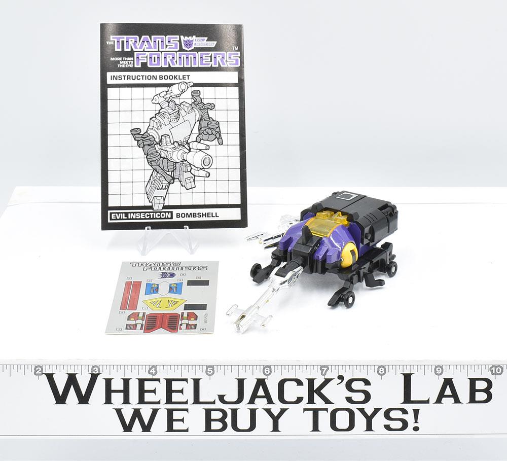 Bombshell MINT 100% Complete 1985 G1 Transformers