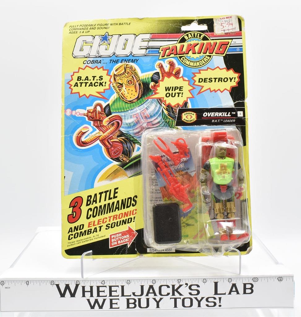 Overkill Talking Battle Commanders NEW 1992 GI Joe