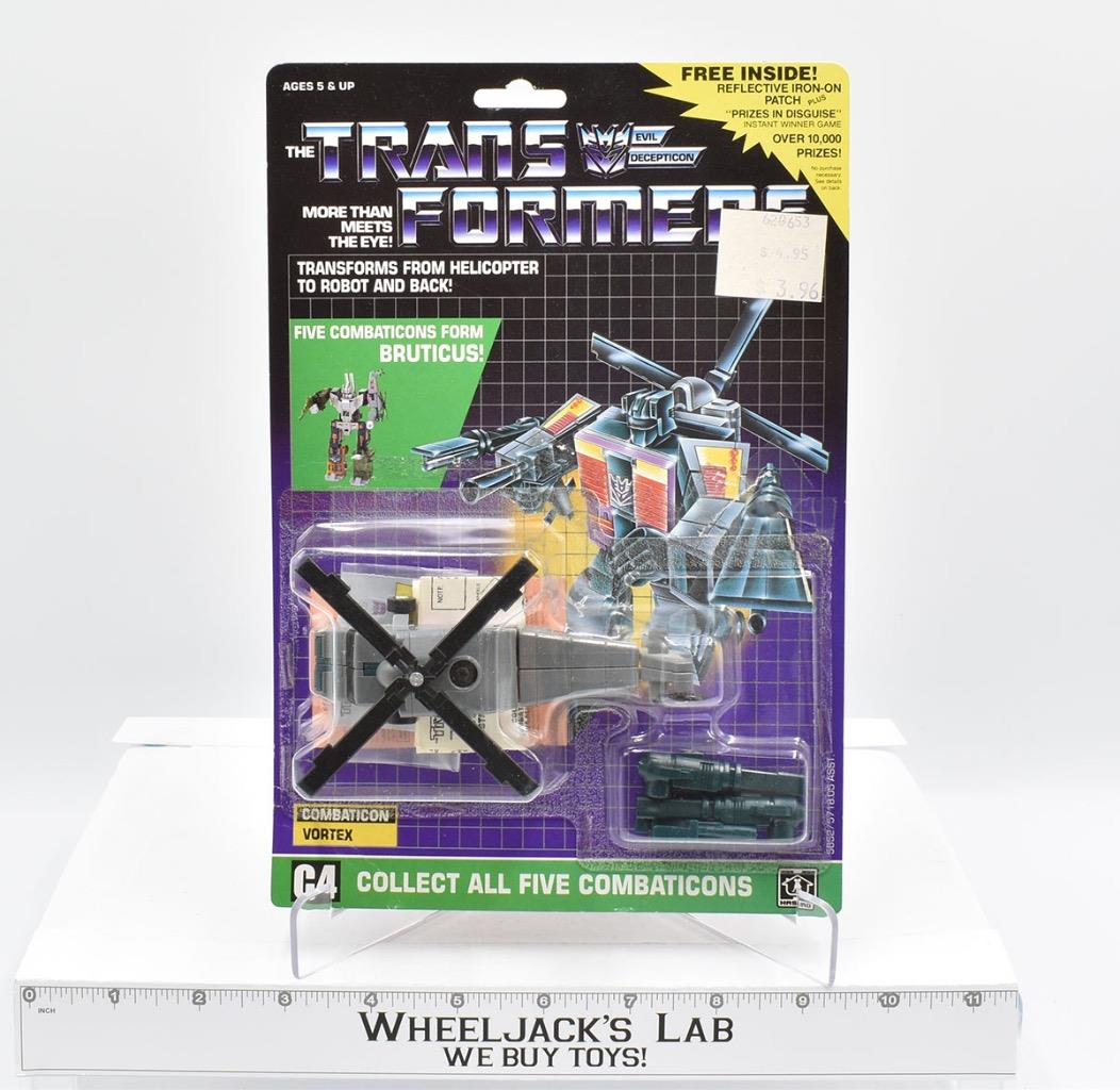 Vortex Bruticus IRON-On Patch W/Bubble 1986 G1 Transformers