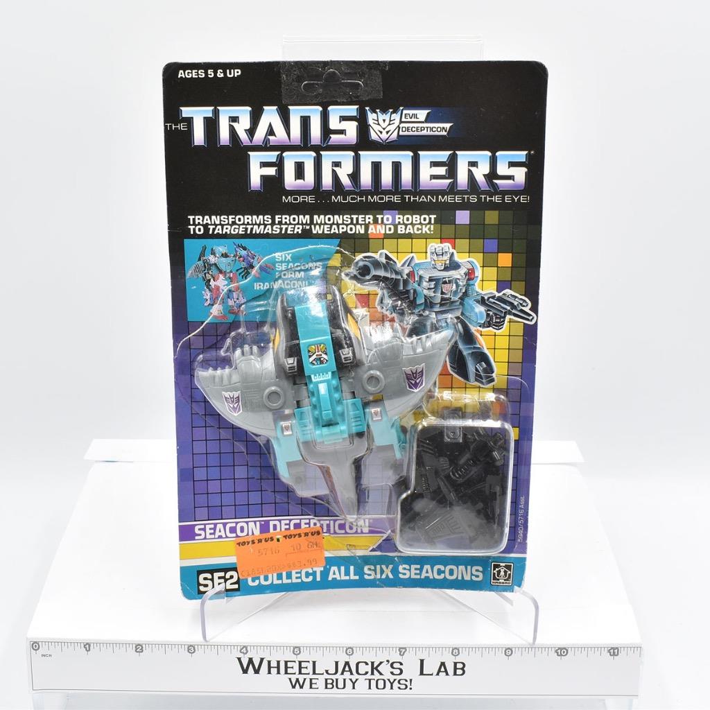 Seawing Piranacon W/BUBBLE Complete 1987 G1 Transformers